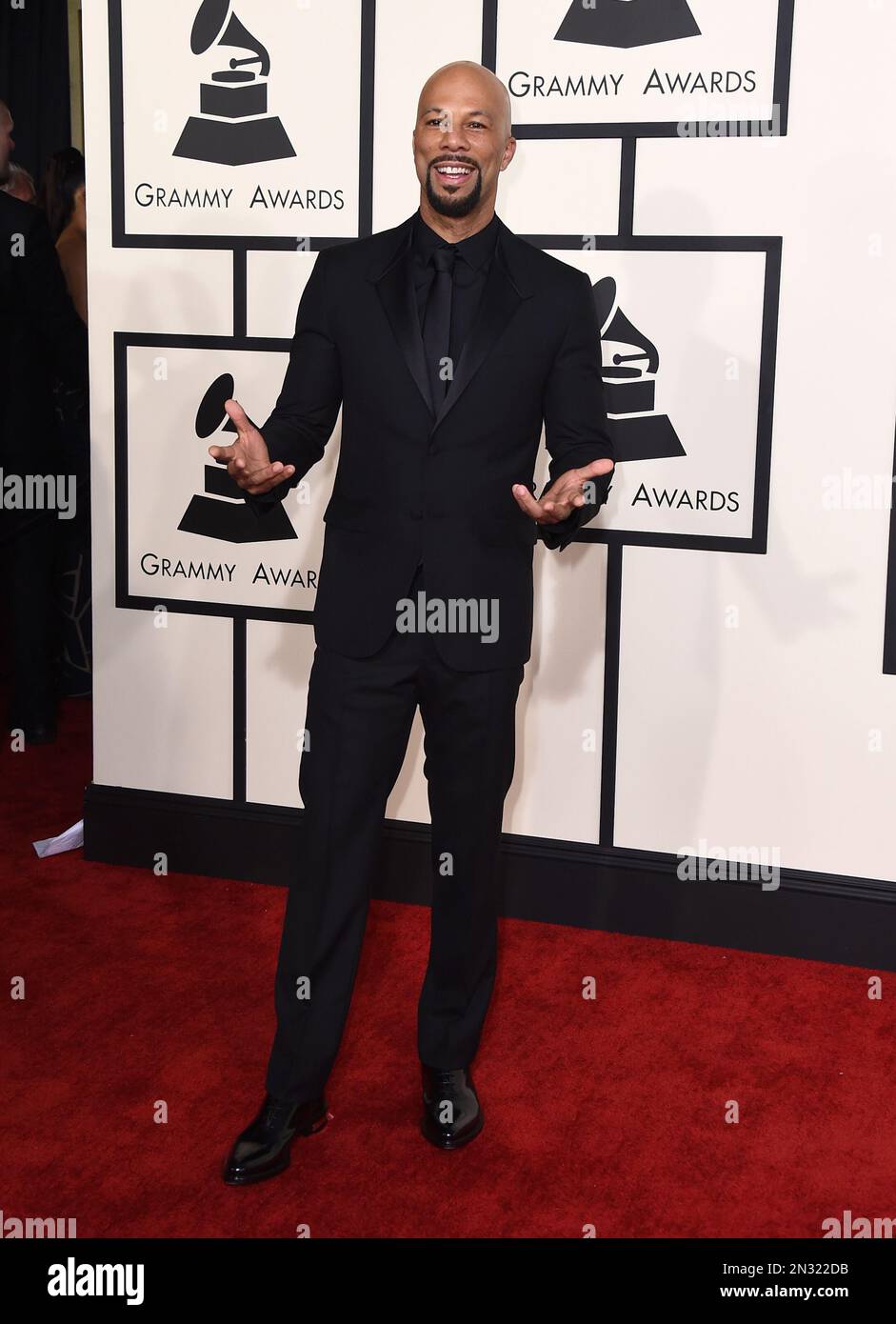 Common arrives at the 57th annual Grammy Awards at the Staples Center ...