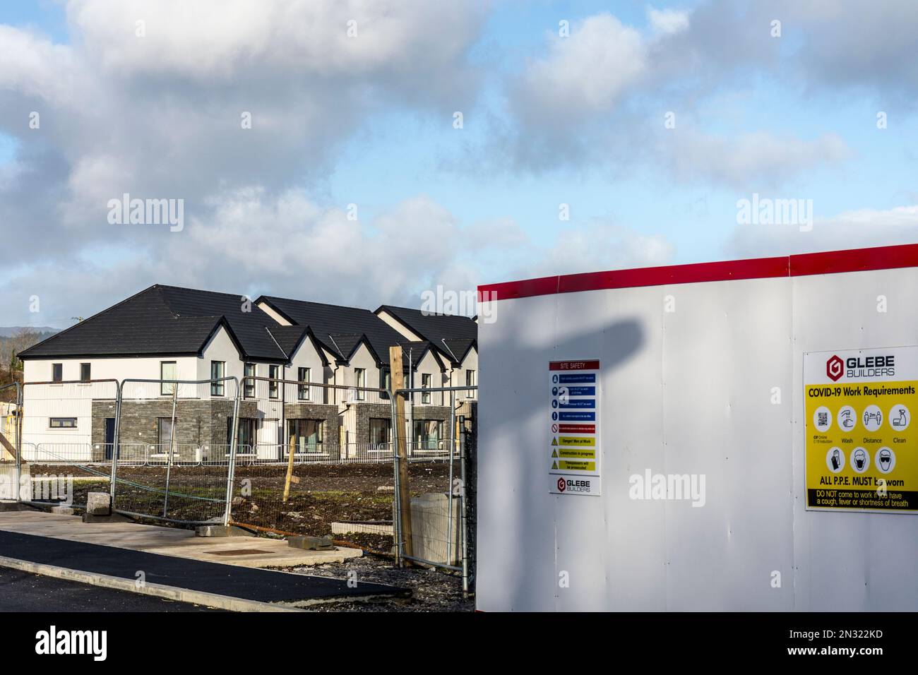 New build housing estate in Donegal Town, County Donegal, Ireland Stock ...