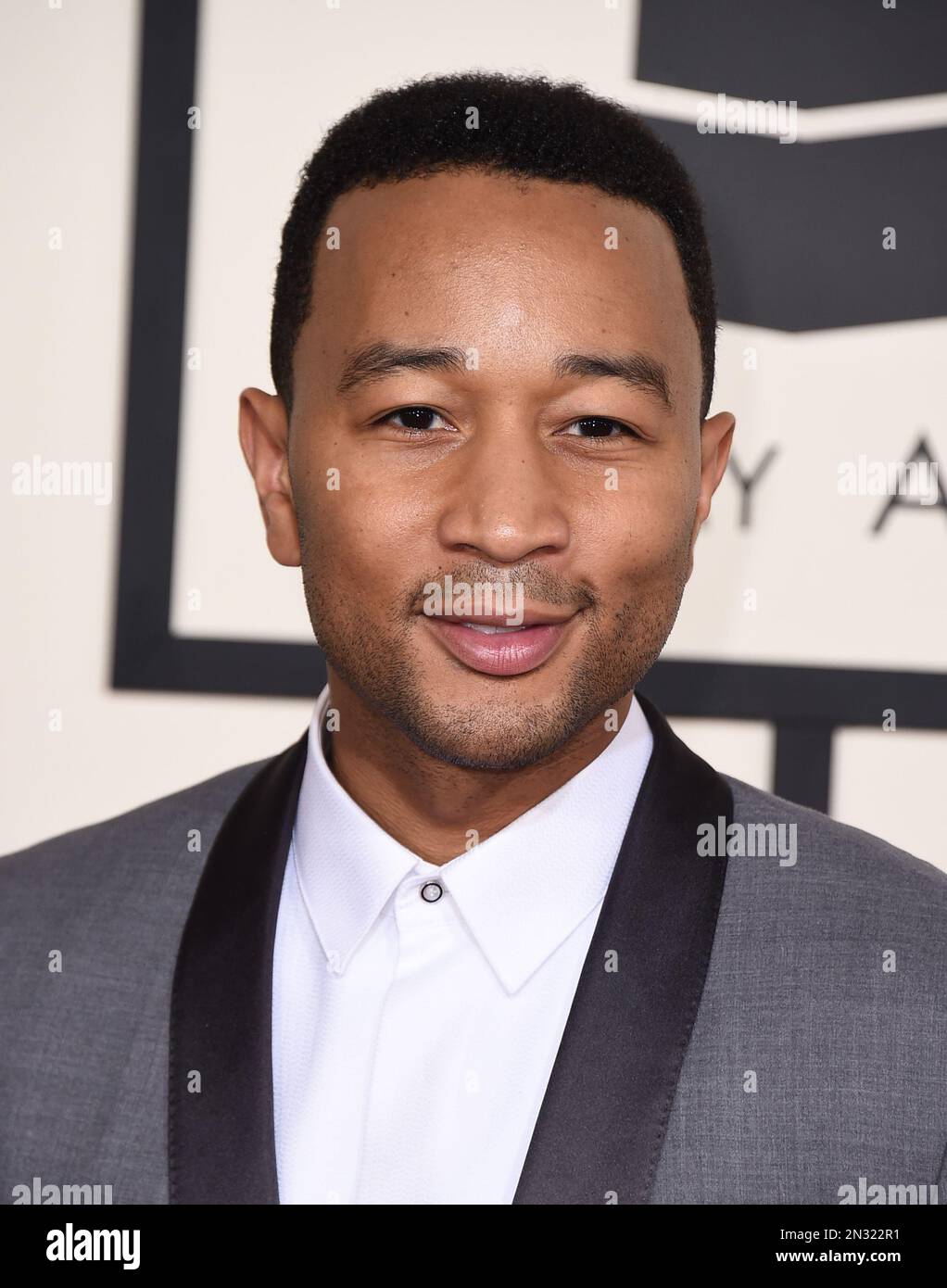 John Legend arrives at the 57th annual Grammy Awards at the Staples ...