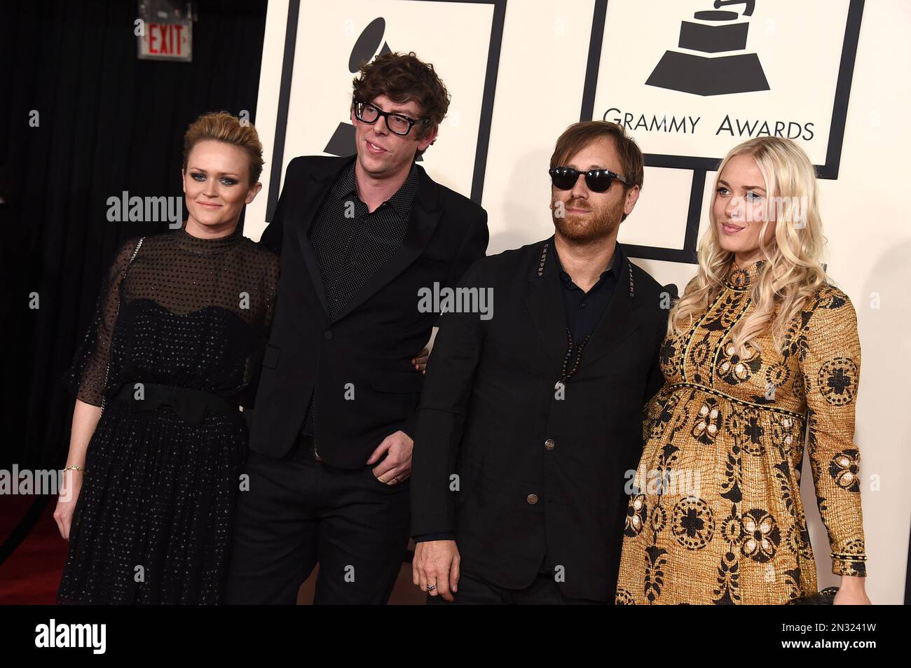 Emily Ward, from left, Patrick Carney and Dan Auerbach of The Black ...