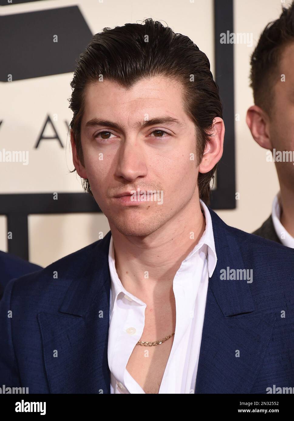 Alex Turner of Arctic Monkeys arrives at the 57th annual Grammy Awards ...