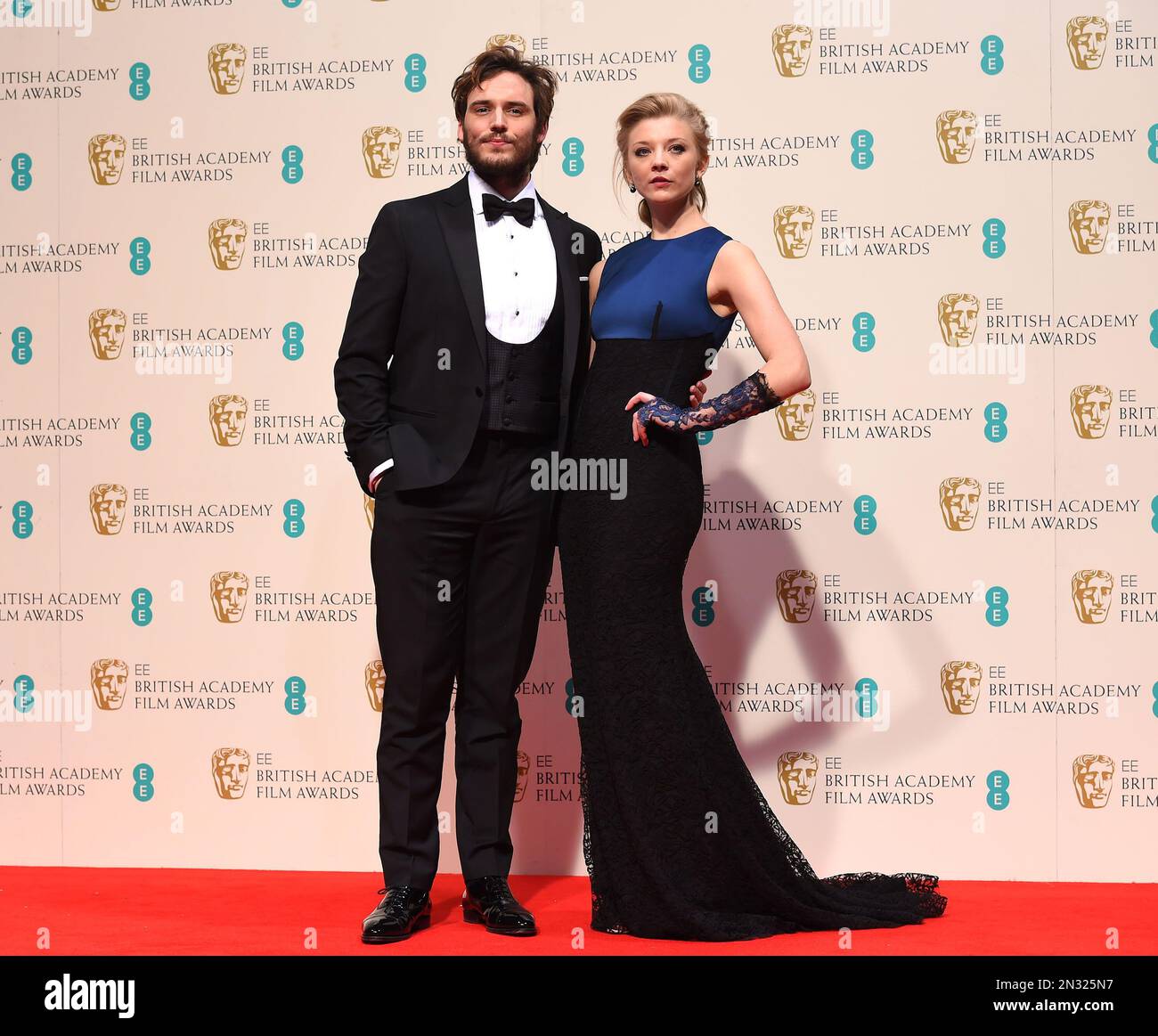Sam Claflin and Natalie Dormer pose for photographers in the winners ...