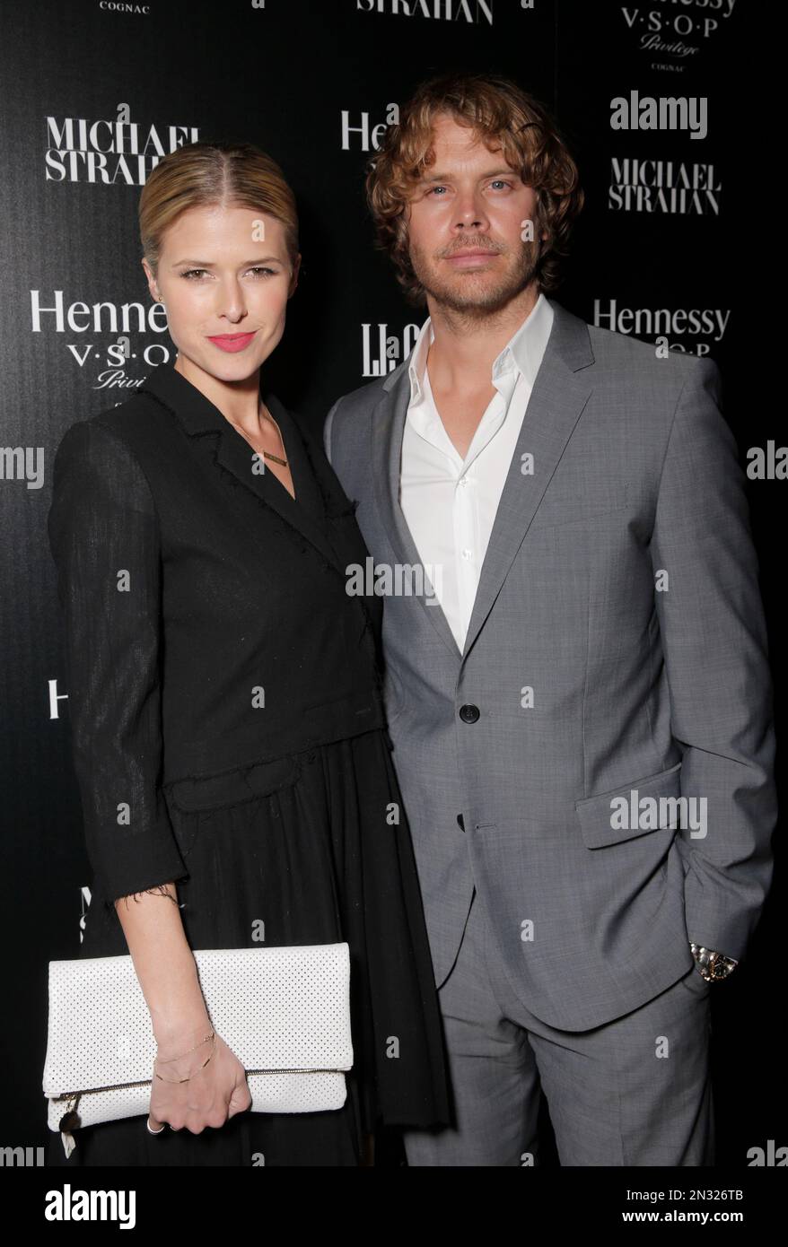 Sarah Wright and Eric Christian Olsen attend a private dinner hosted by ...