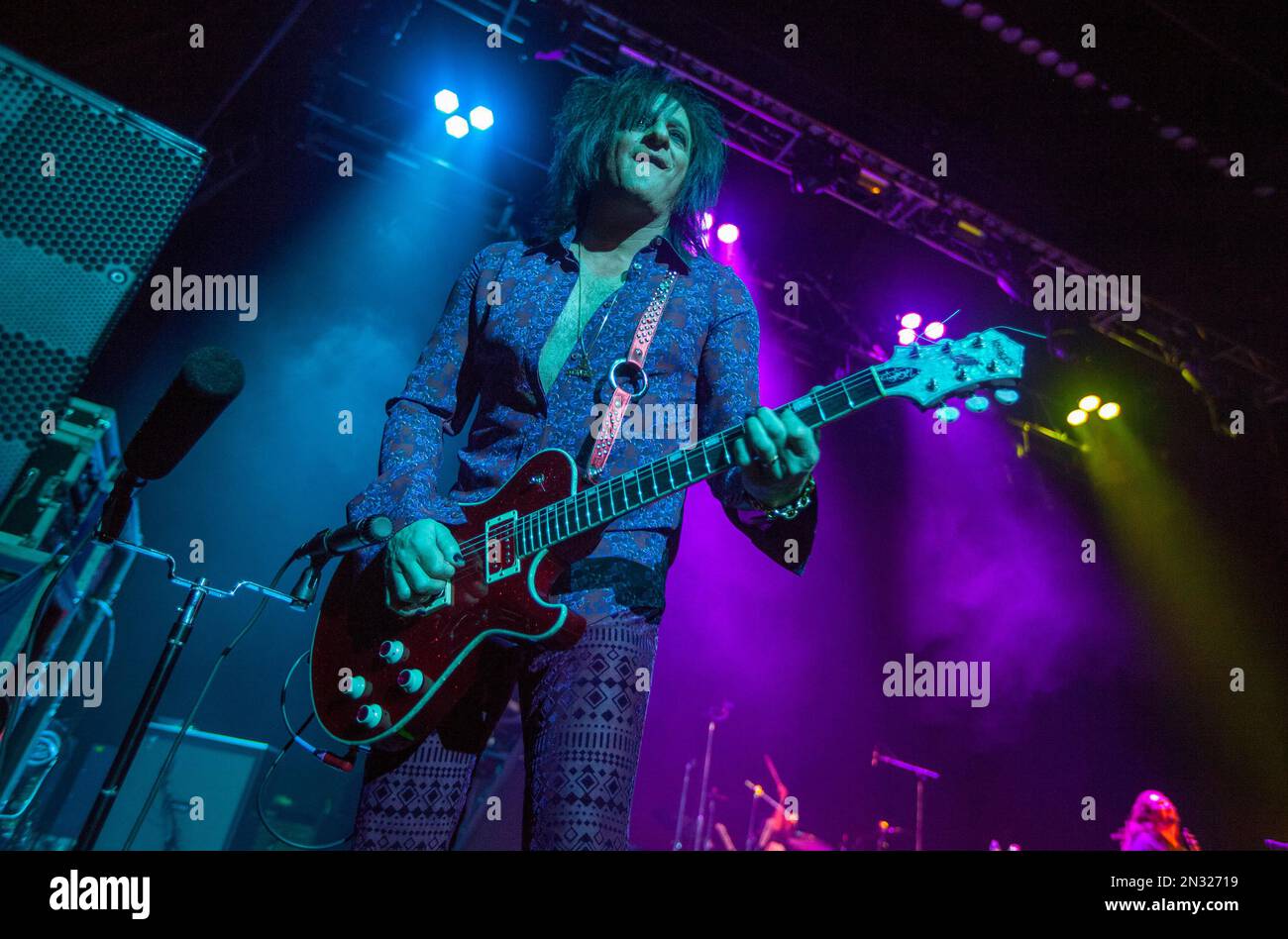 Lead guitarist Steve Stevens seen during the 'Kings & Queens of The ...
