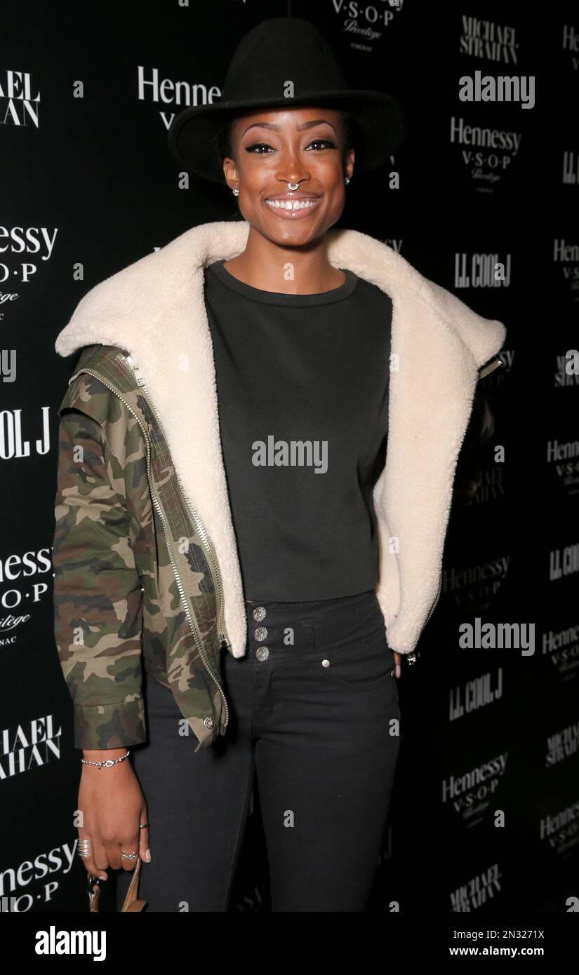 Keenya Hill attends a private dinner hosted by Hennessy V.S.O.P ...