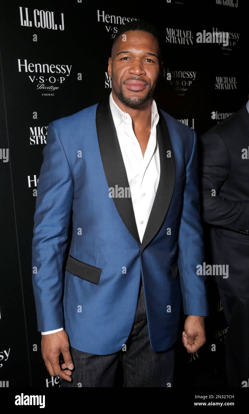Michael Strahan attends a private dinner hosted by Hennessy V.S.O.P ...