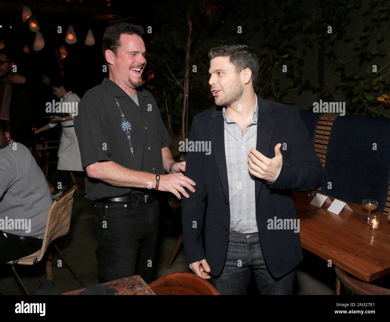 Kevin Dillon and Jerry Ferrara attend a private dinner hosted by ...