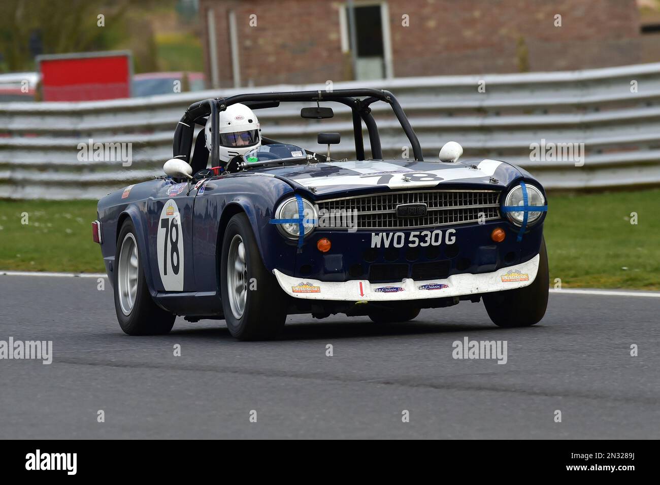David McDonald, Bailey Frost, Triumph TR6, Adams and Page Swinging ...
