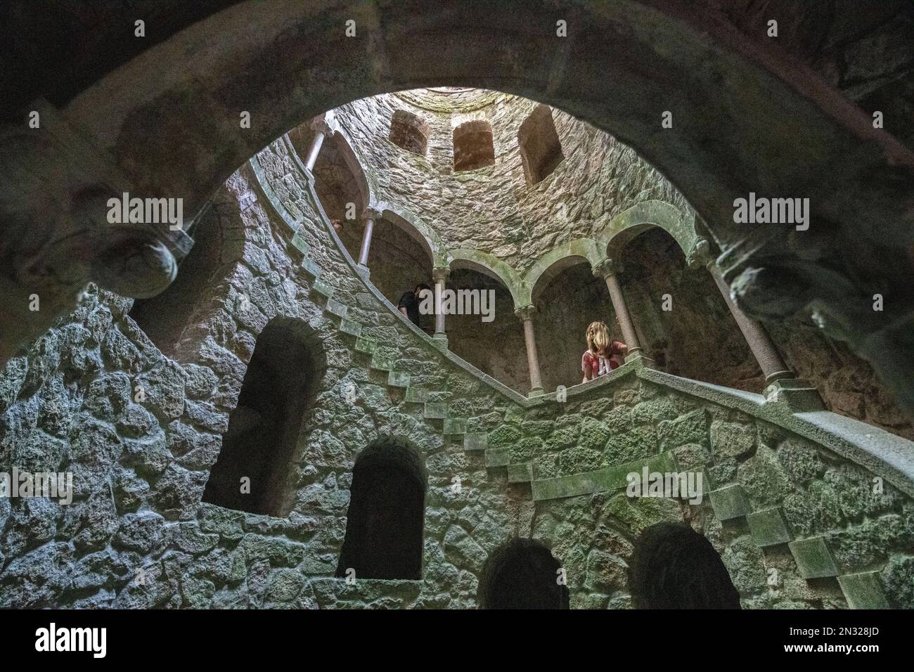 Initiation Wells at Quinta da Regaleira Sintra, Portugal Stock Photo ...