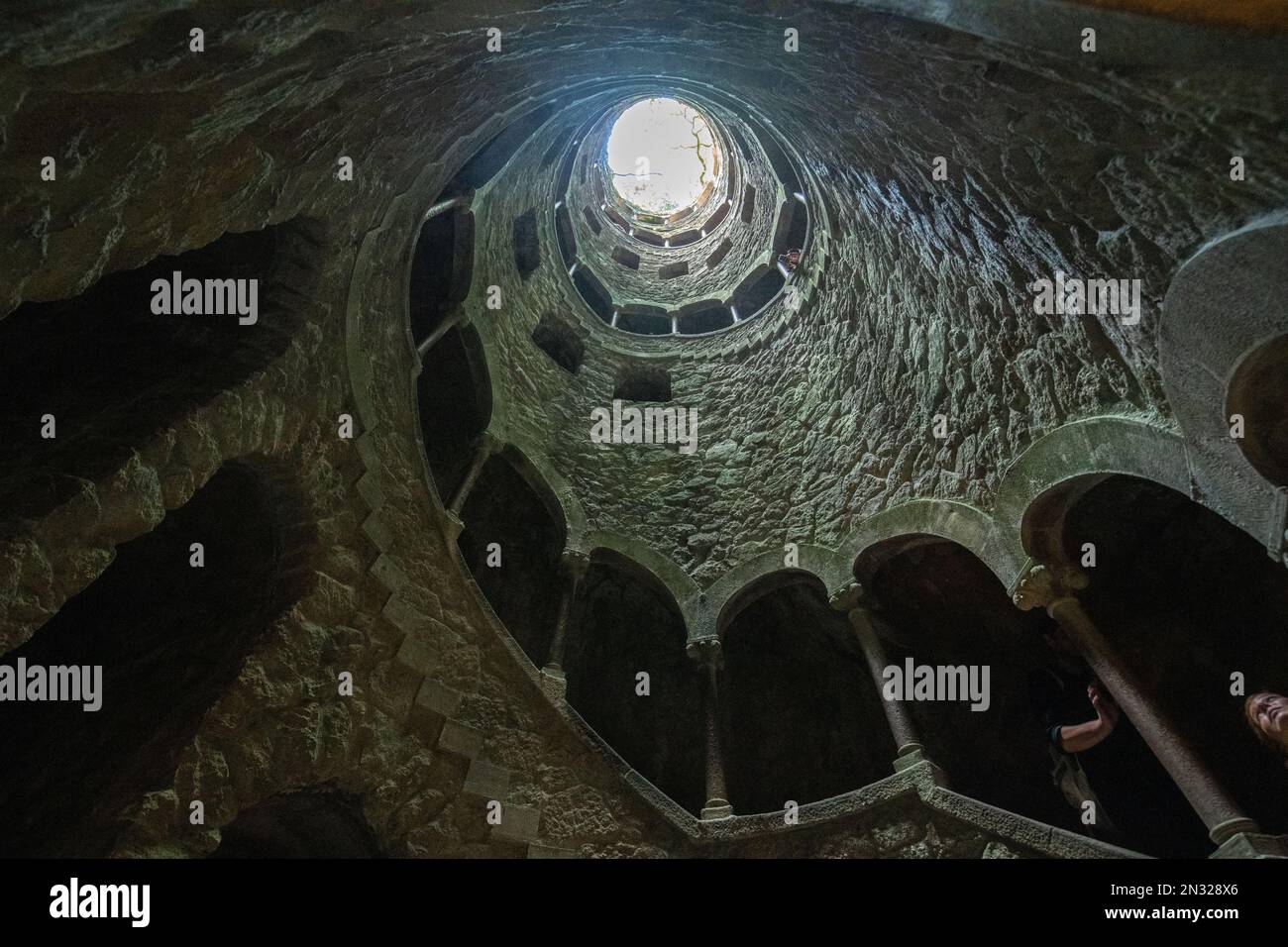 Initiation Wells at Quinta da Regaleira Sintra, Portugal Stock Photo ...