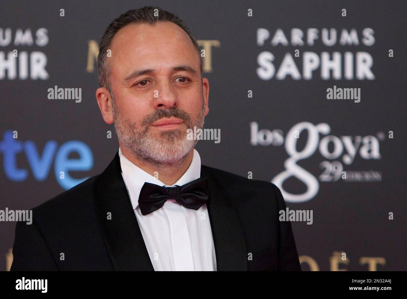 Spanish actor Antonio Gutierrez poses for photographers on the red ...