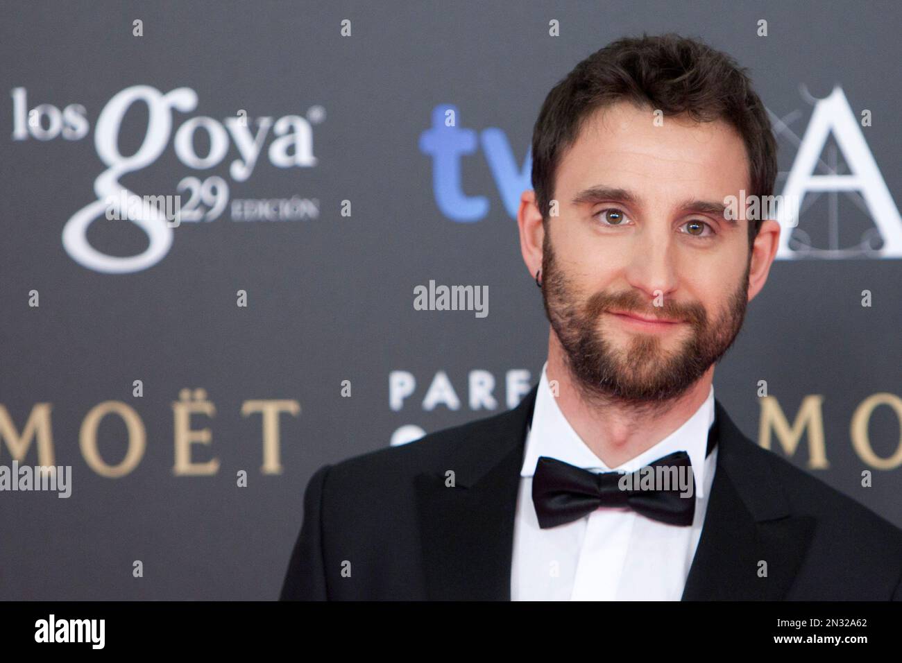 Spanish actor Dani Rovira poses for photographers on the red carpet ...