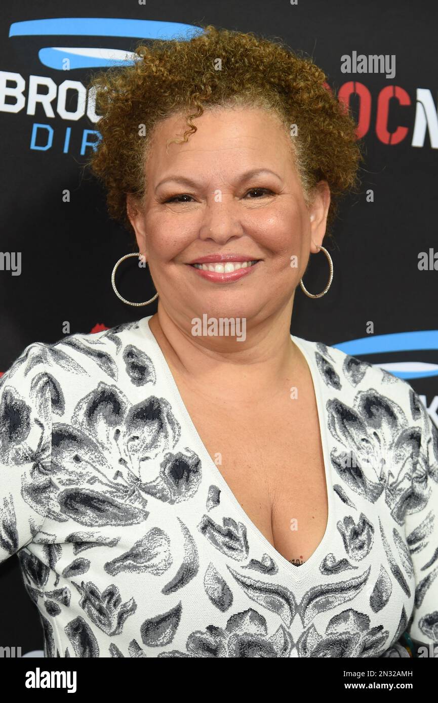 Debra L. Lee arrives at the Roc Nation Pre-Grammy Brunch at RocNation ...