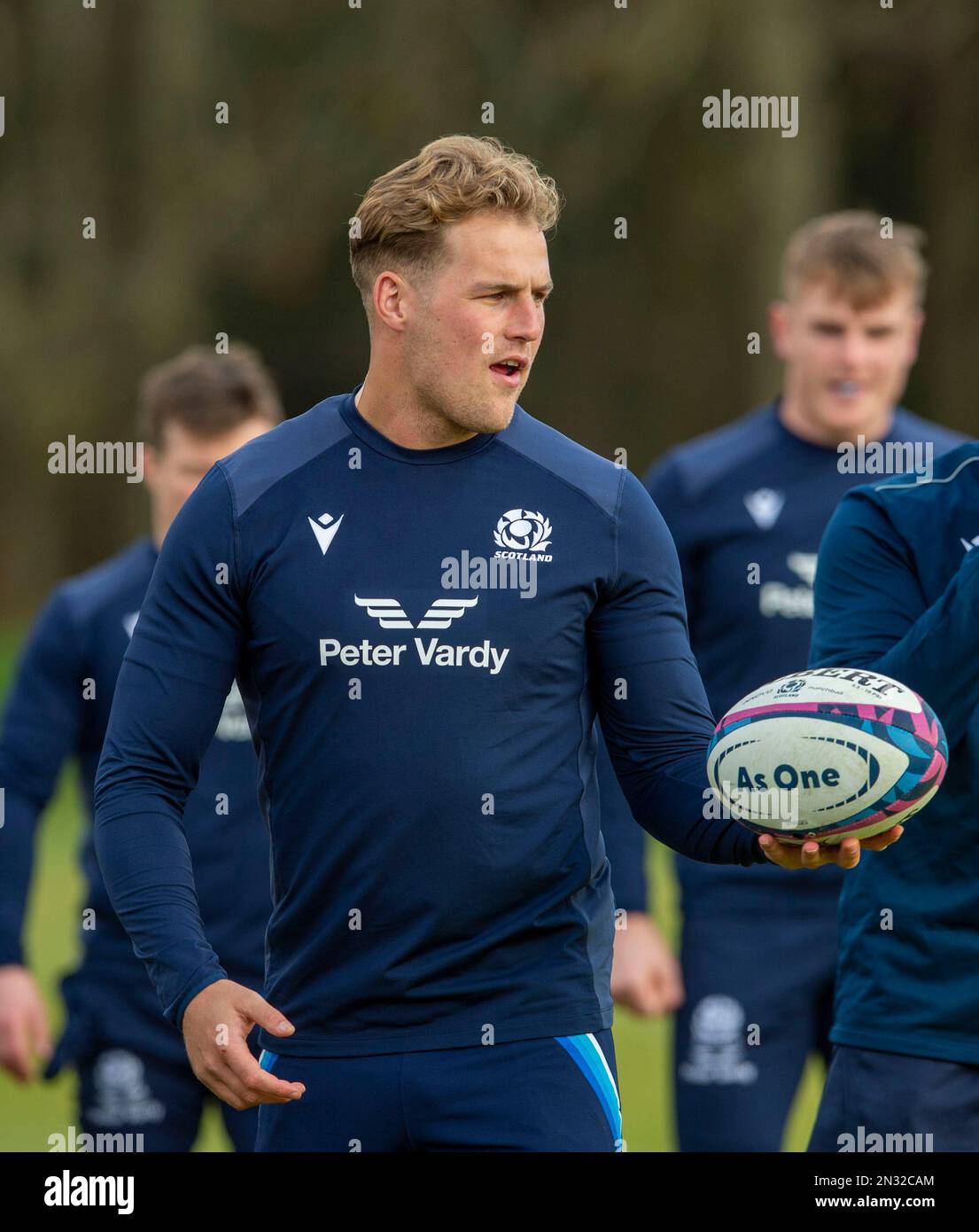 7th February 2023: Guinness Six Nations 2023. ScotlandÕs Duhan van der ...