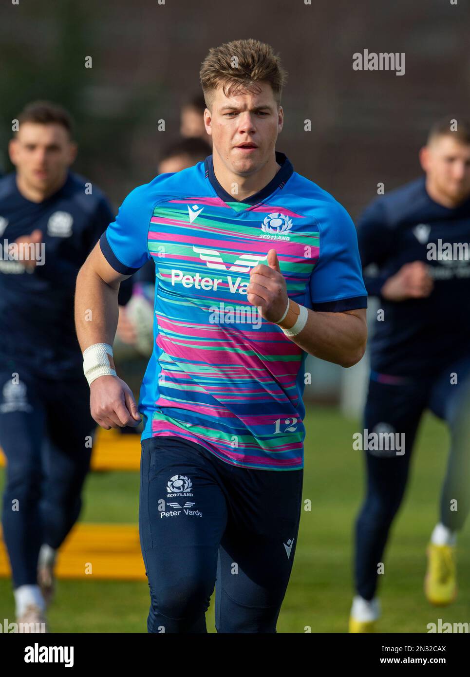 7th February 2023: Guinness Six Nations 2023. ScotlandÕs Huw Jones ...