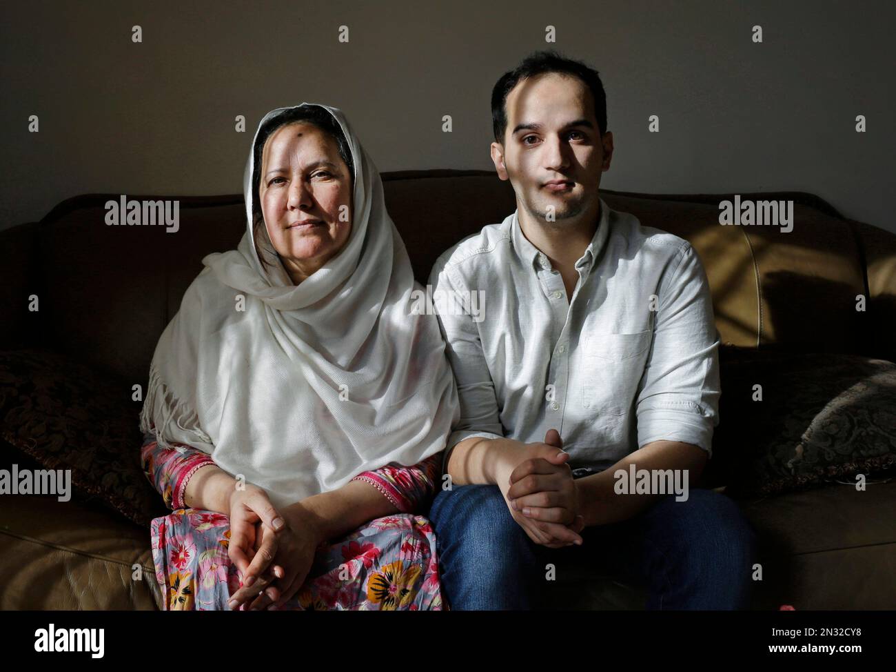 FILE - In this Dec. 10, 2014 file photo, Shamim Syed, left, whose son ...