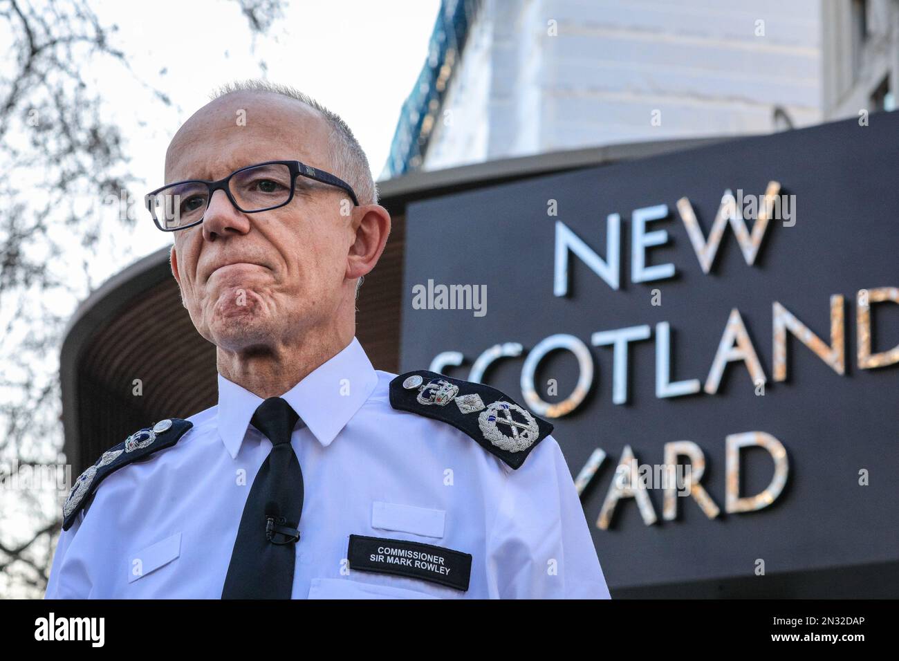 London, UK. 07th Feb, 2023. Sir Mark Rowley, Met Police Commissioner ...