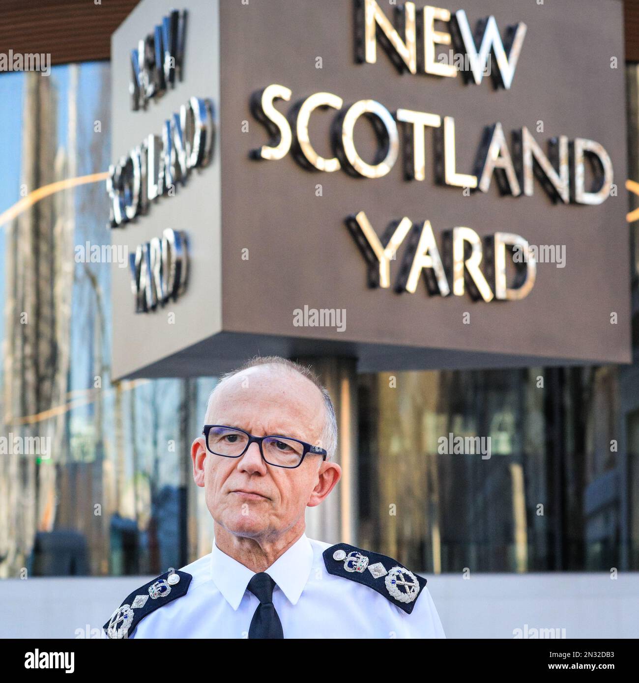 London, UK. 07th Feb, 2023. Sir Mark Rowley, Met Police Commissioner ...