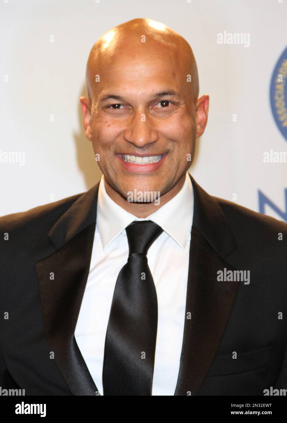 Keegan-Michael Key poses in the press room at the 46th NAACP Image ...