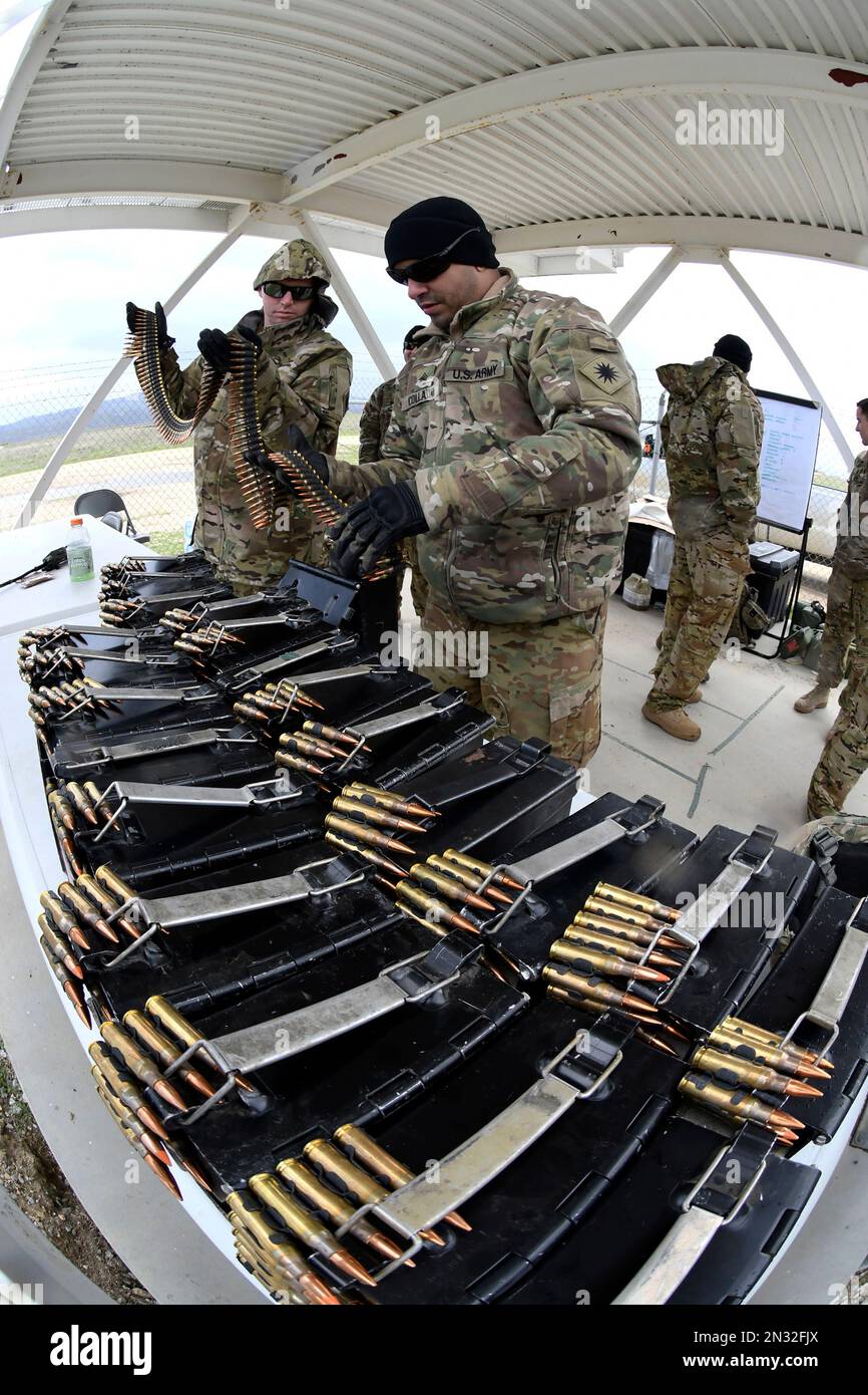 Six UH-60 Black Hawks Army Reserve Soldiers fired thousands of rounds ...