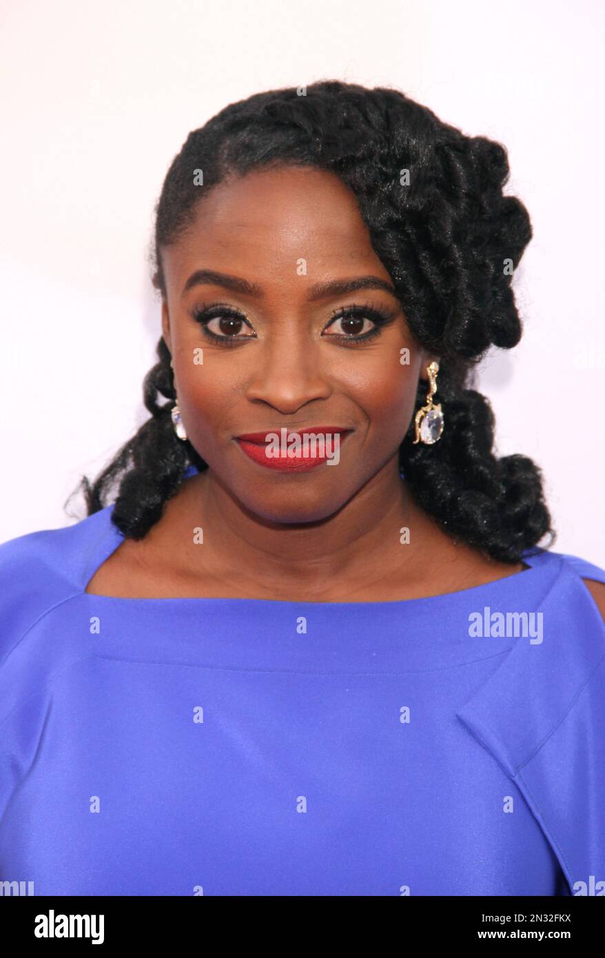 Idara Victor arrives at the 46th NAACP Image Awards at the Pasadena ...