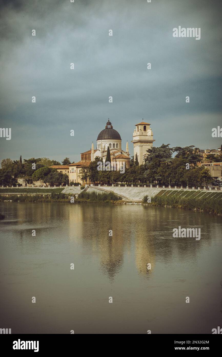 Verona City Landscape Summer Stock Photo - Alamy