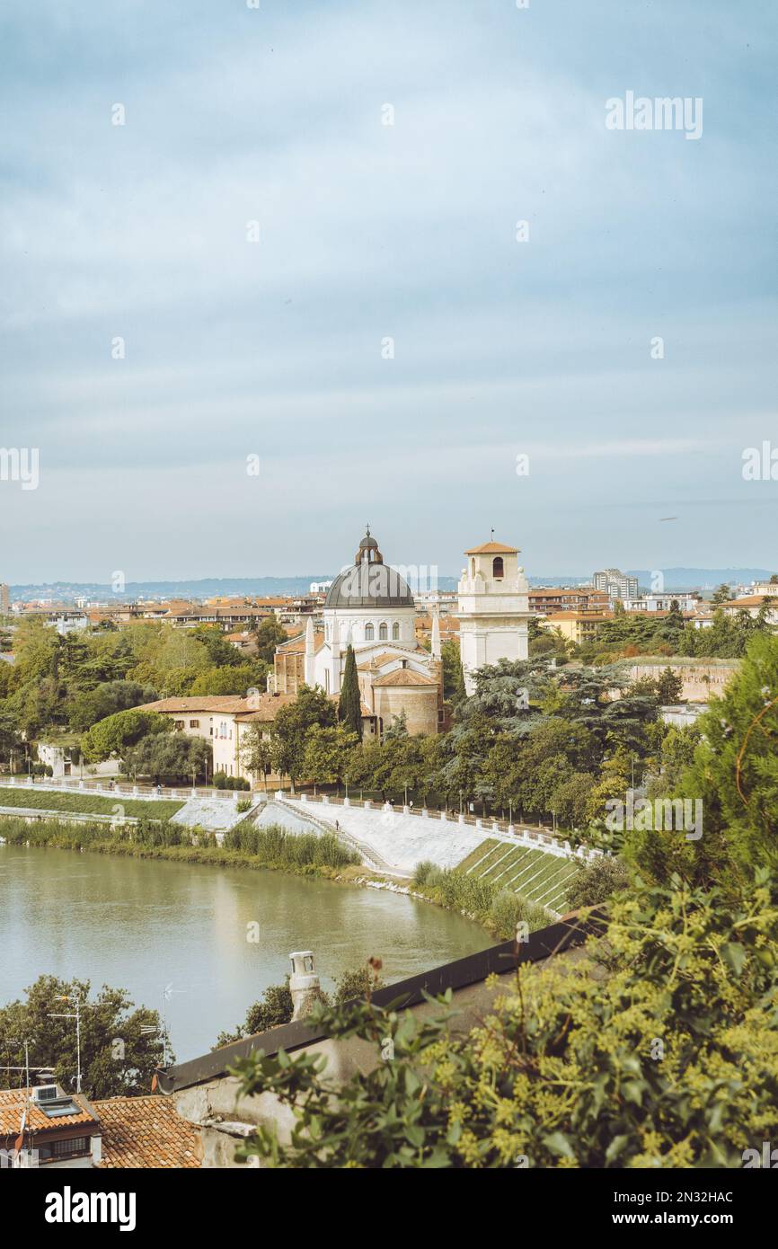 Verona City Landscape Summer Stock Photo - Alamy
