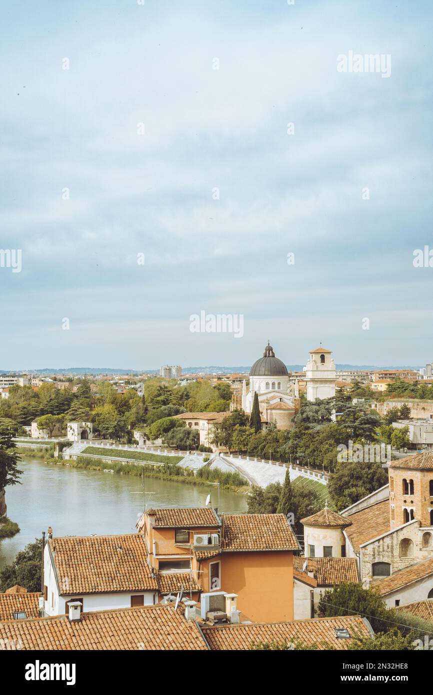 Verona City Landscape Summer Stock Photo - Alamy