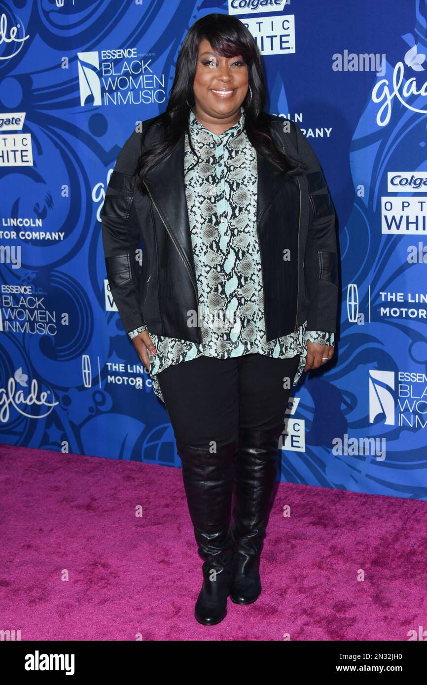 V. Bozeman arrives at the 6th Annual ESSENCE Black Woman In Music held ...