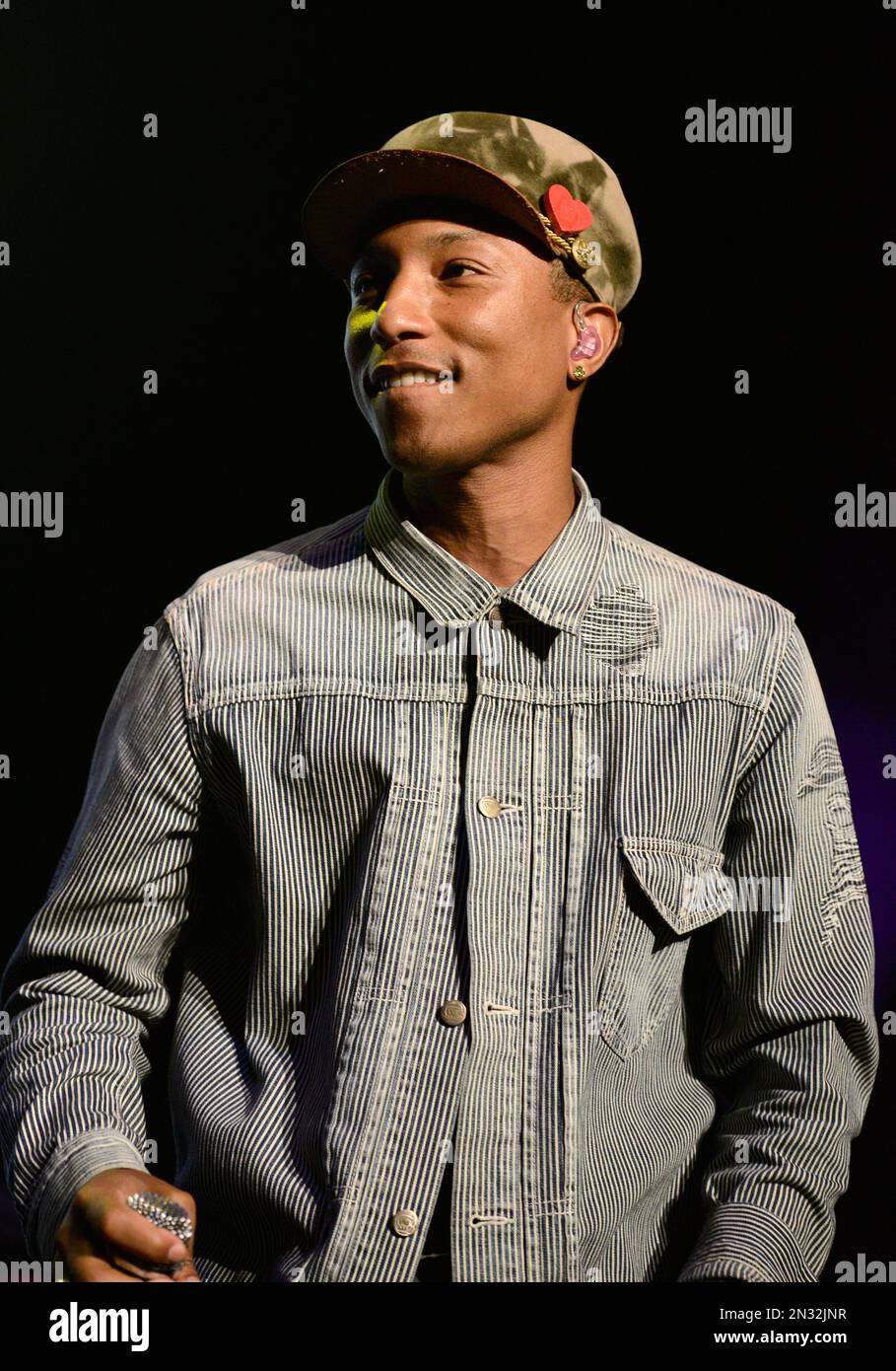 Pharrell Williams performs at Levi’s® x Snoop Dogg + Friends Pre-Grammy ...