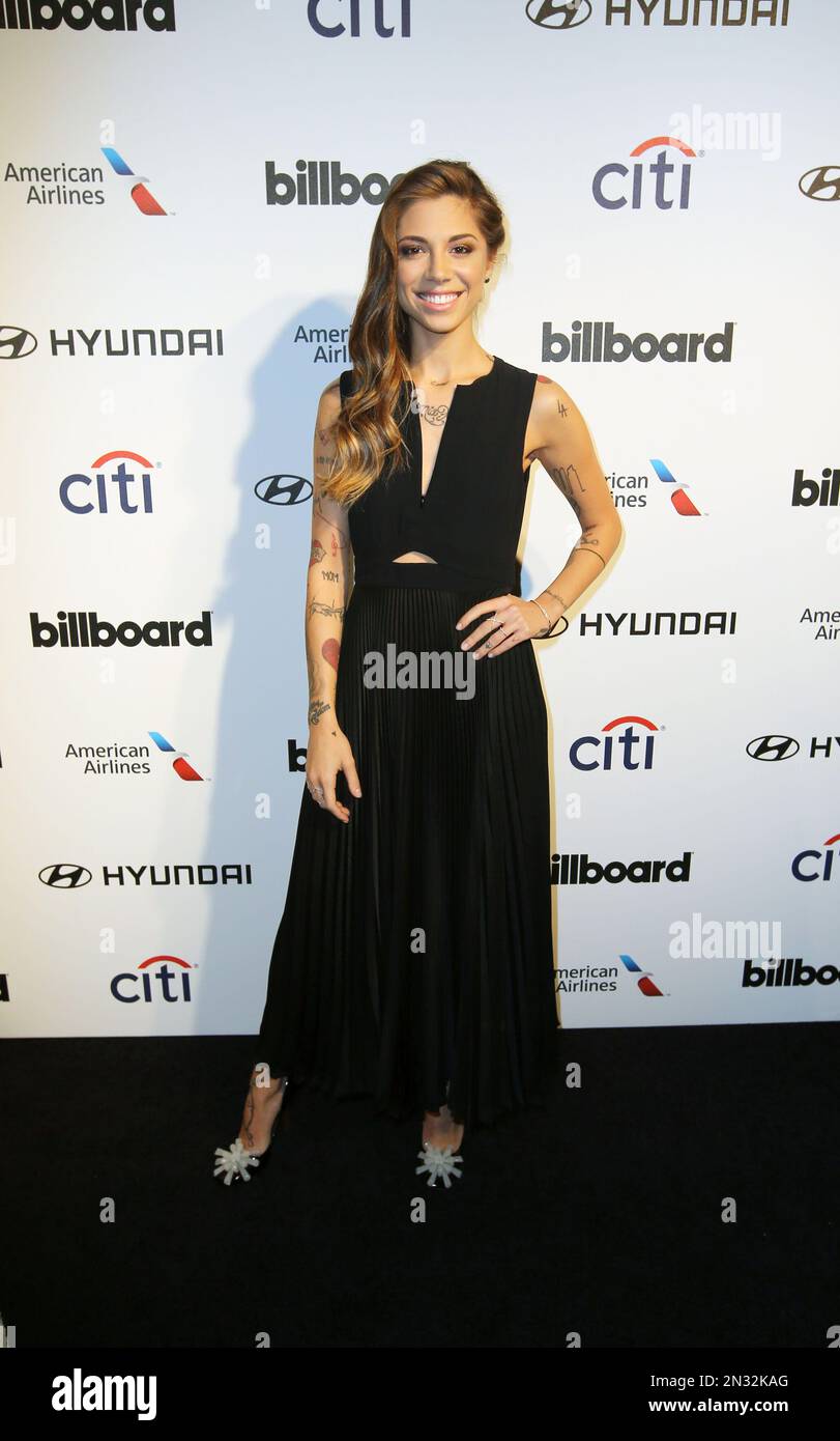 Christina Perri arrives at Billboard Power 100 celebration at Bouchon ...