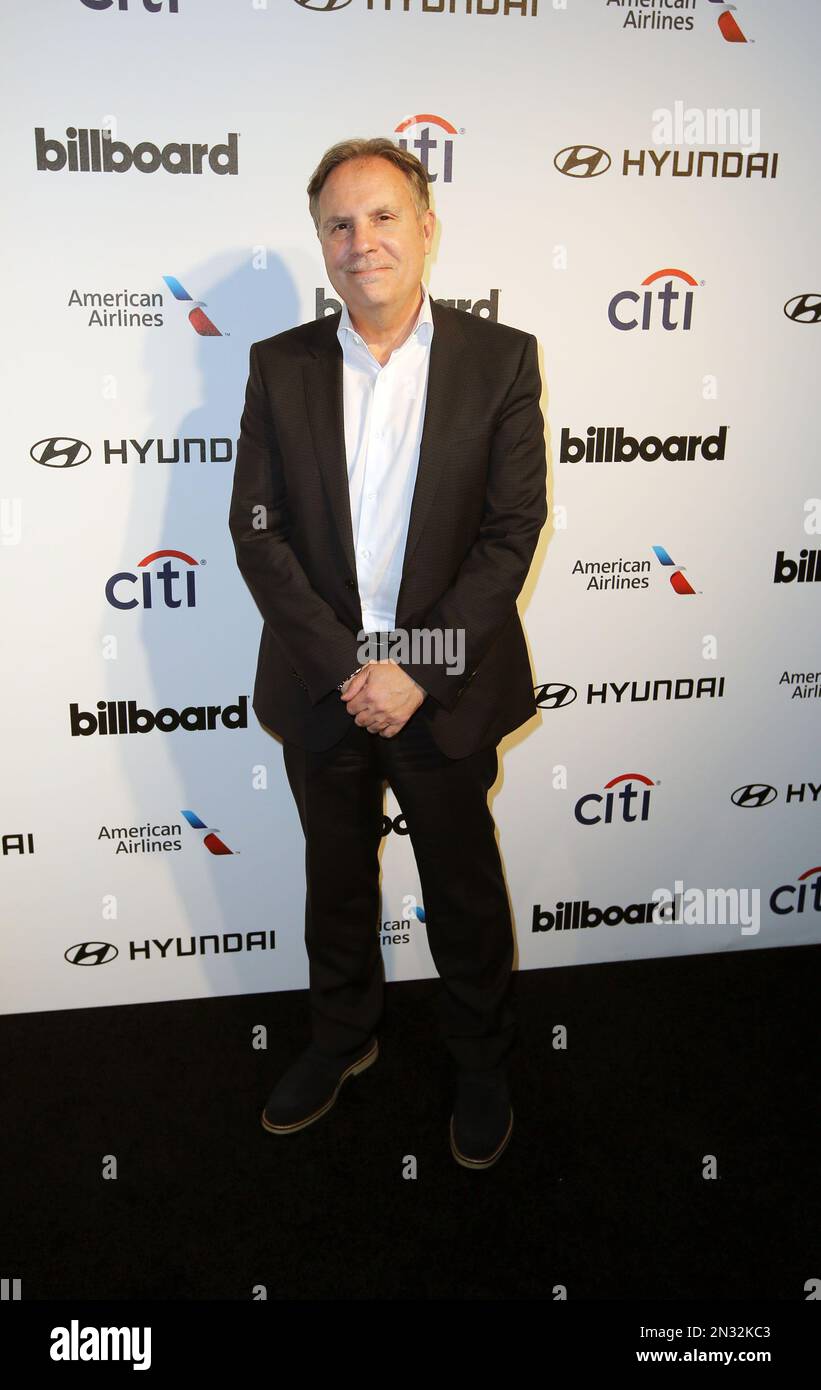 Jay Marciano arrives at Billboard Power 100 celebration at Bouchon on Thursday, Feb. 5, 2015, in ...