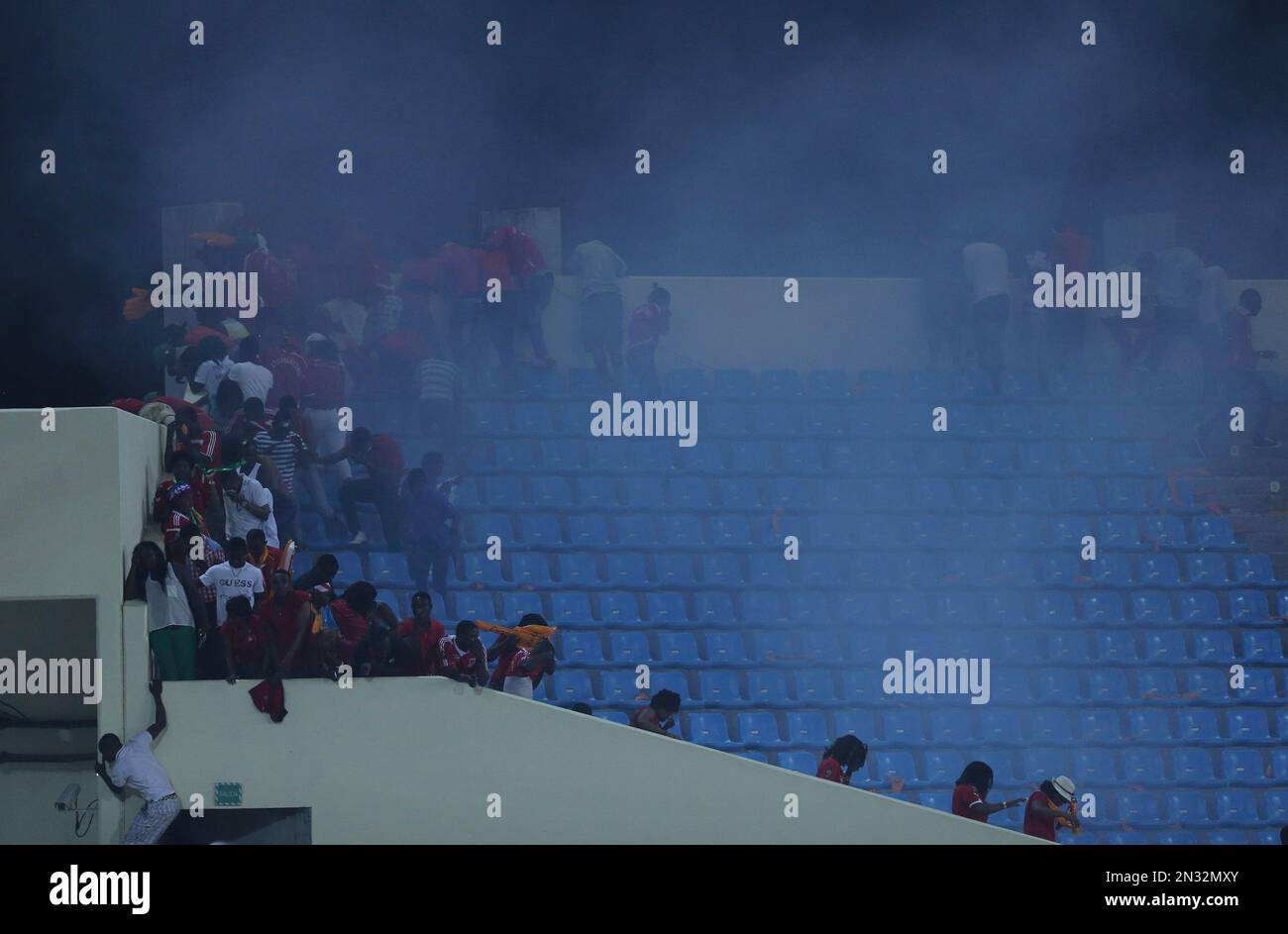 Police use tear gas on Equatorial Guinea supporters after the were ...