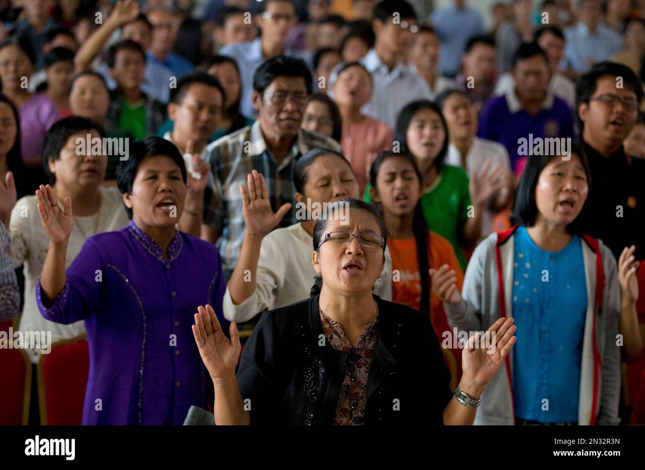 Members of Church community, friends and families of people living with ...