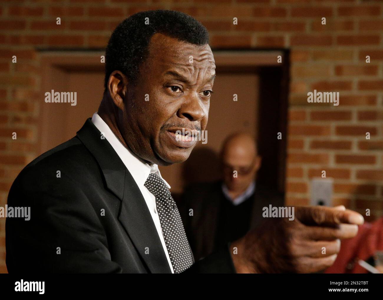 Businessman Willie Wilson, candidate for the office of Mayor of Chicago ...