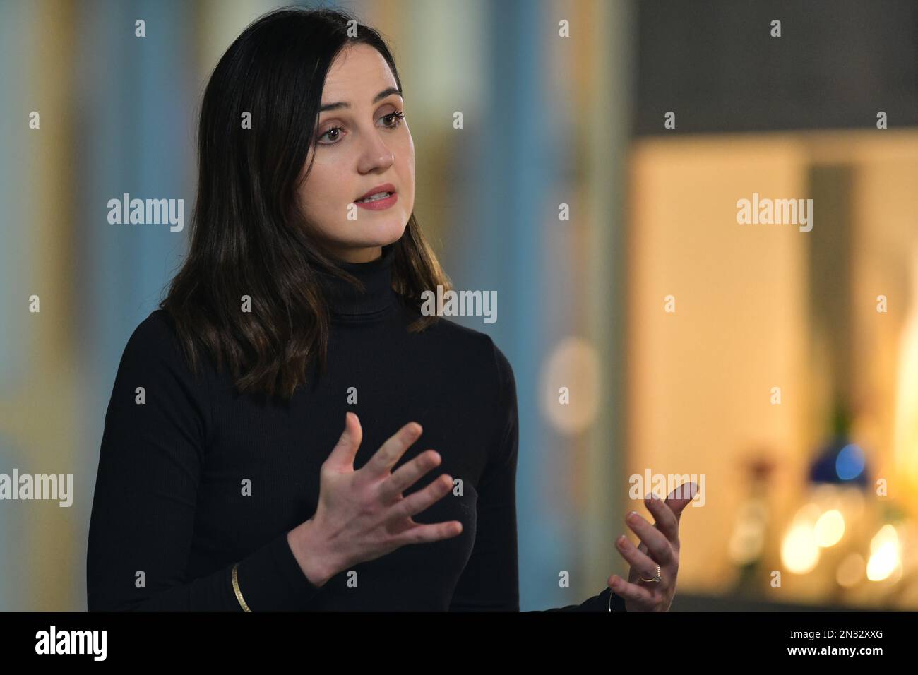 Edinburgh Scotland, UK 07 February 2023 Màiri McAllan at the Scottish ...