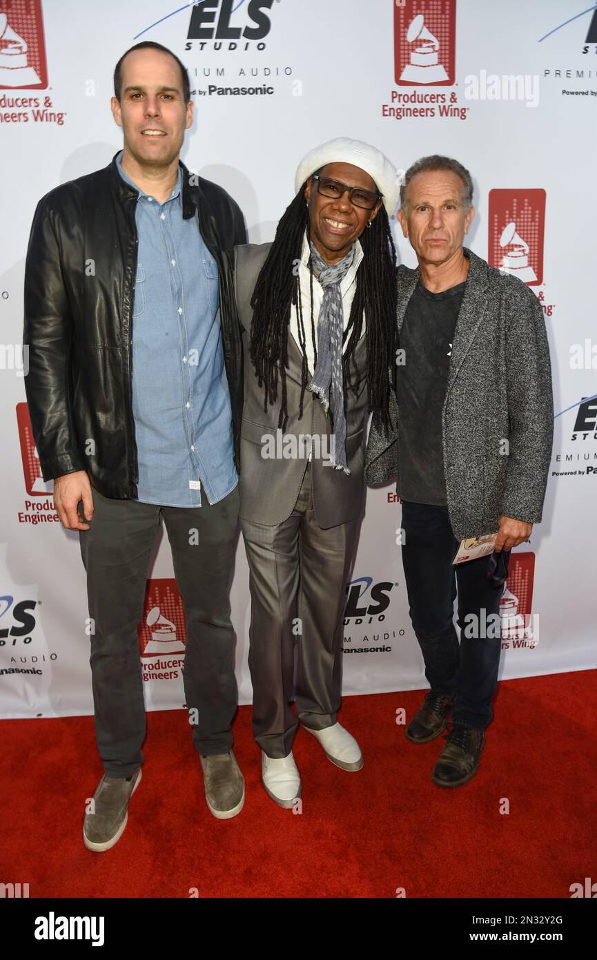 Event Co-Chair Cameron Strang, left, Honoree Nile Rodgers and Event Co ...