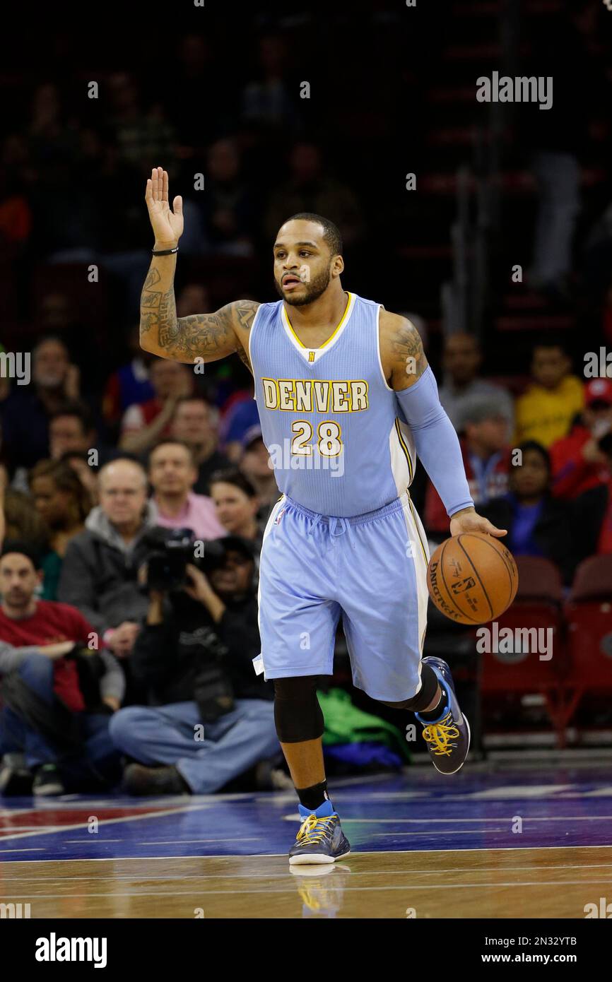 Denver Nuggets' Jameer Nelson in action during an NBA basketball game ...
