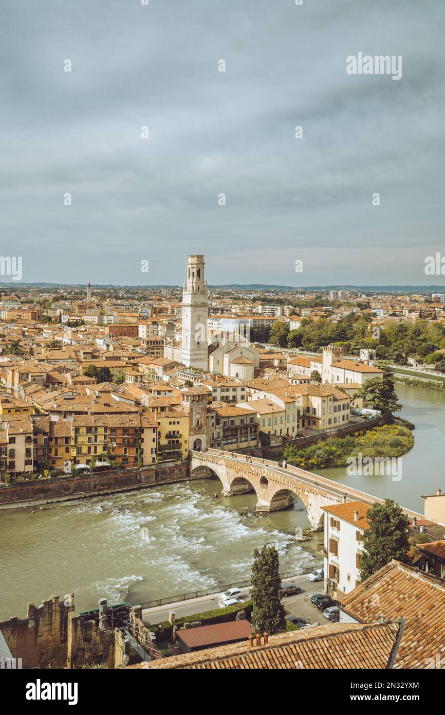 Verona City Landscape Summer Stock Photo - Alamy