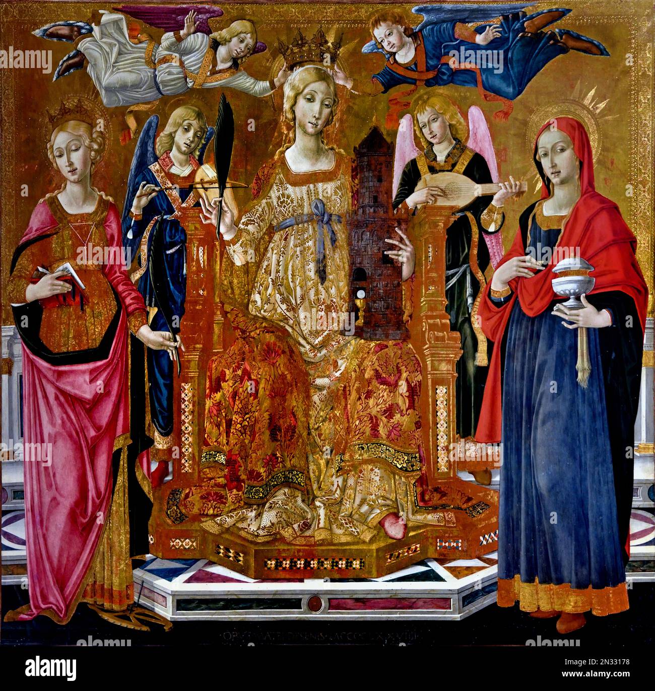 15th century altarpiece paintings hi-res stock photography and images - Alamy