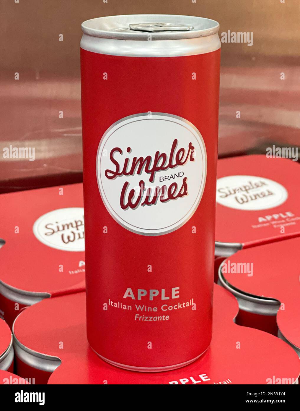Can of apple wine coctail by Simpler Wines, transparent PNG Stock Photo ...