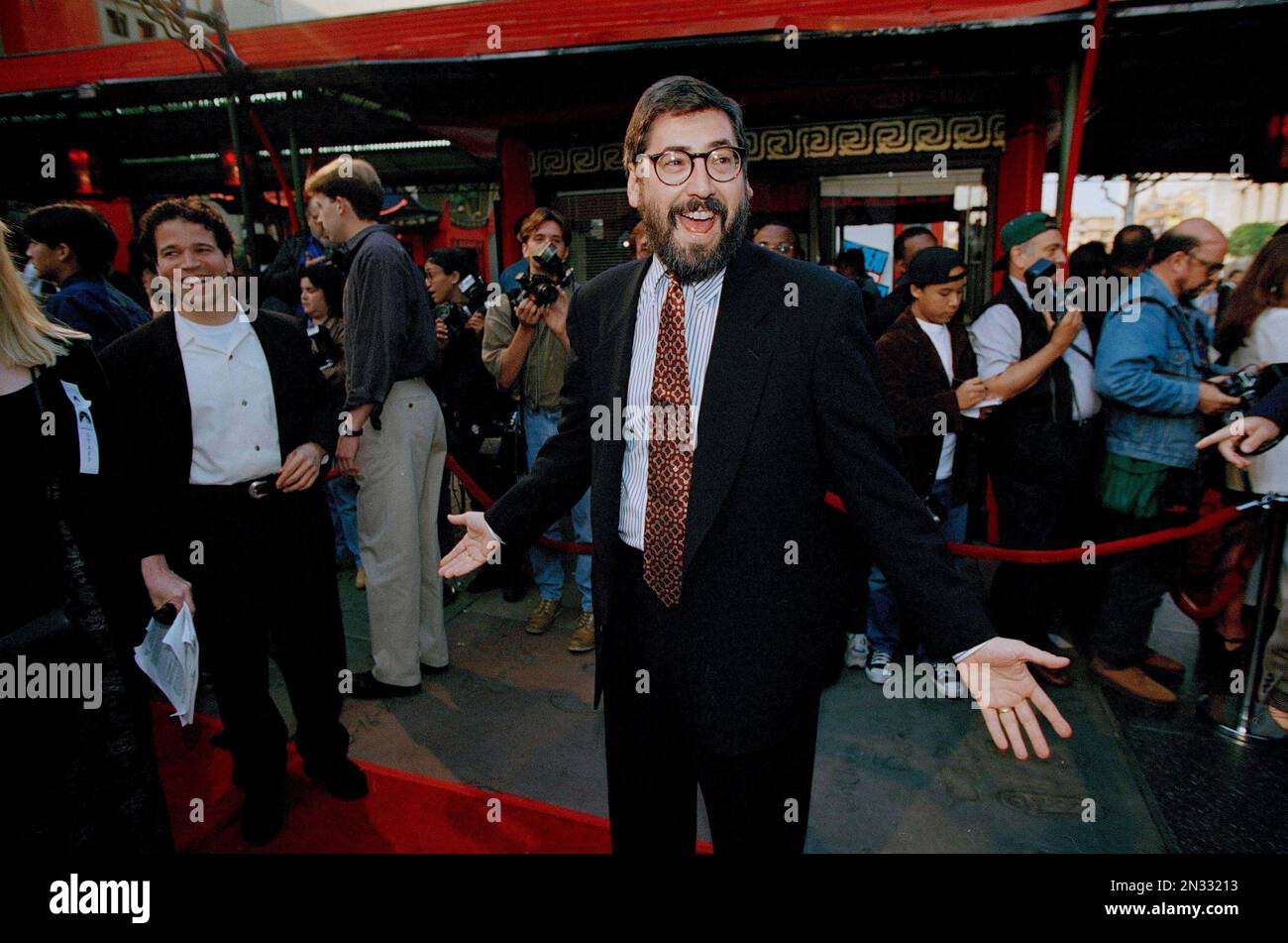 Film director John Landis arrives at the premiere of "Beverly Hills Cop ...