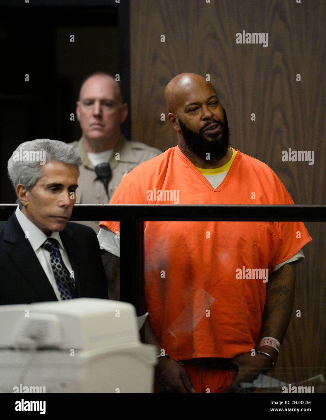 Death Row Records founder Marion "Suge" Knight, with his attorney David ...