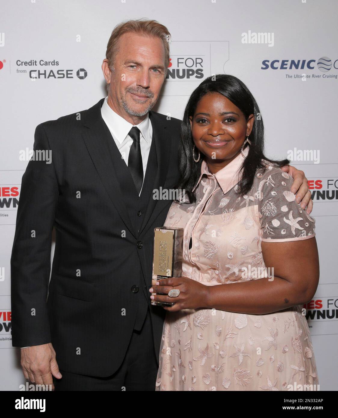 Career Achievement Award Winner Kevin Costner and Octavia Spencer ...