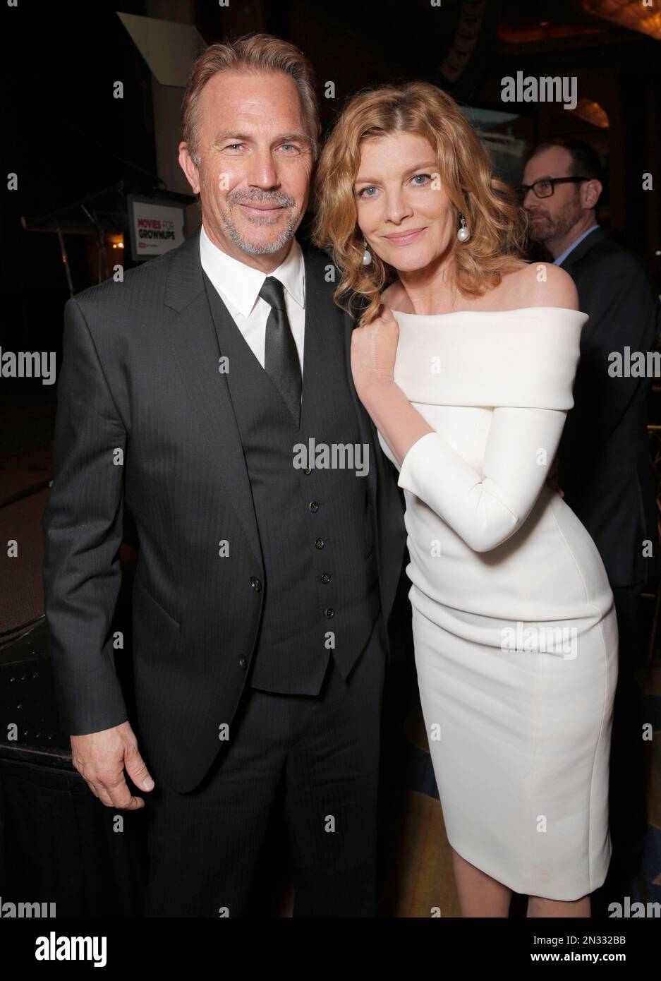 Career Achievement Award Winner Kevin Costner and Rene Russo attend ...