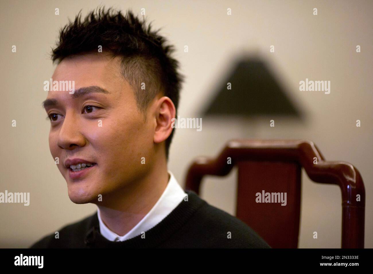 Chinese actor Feng Shaofeng talks about his latest movie "Wolf Totem ...