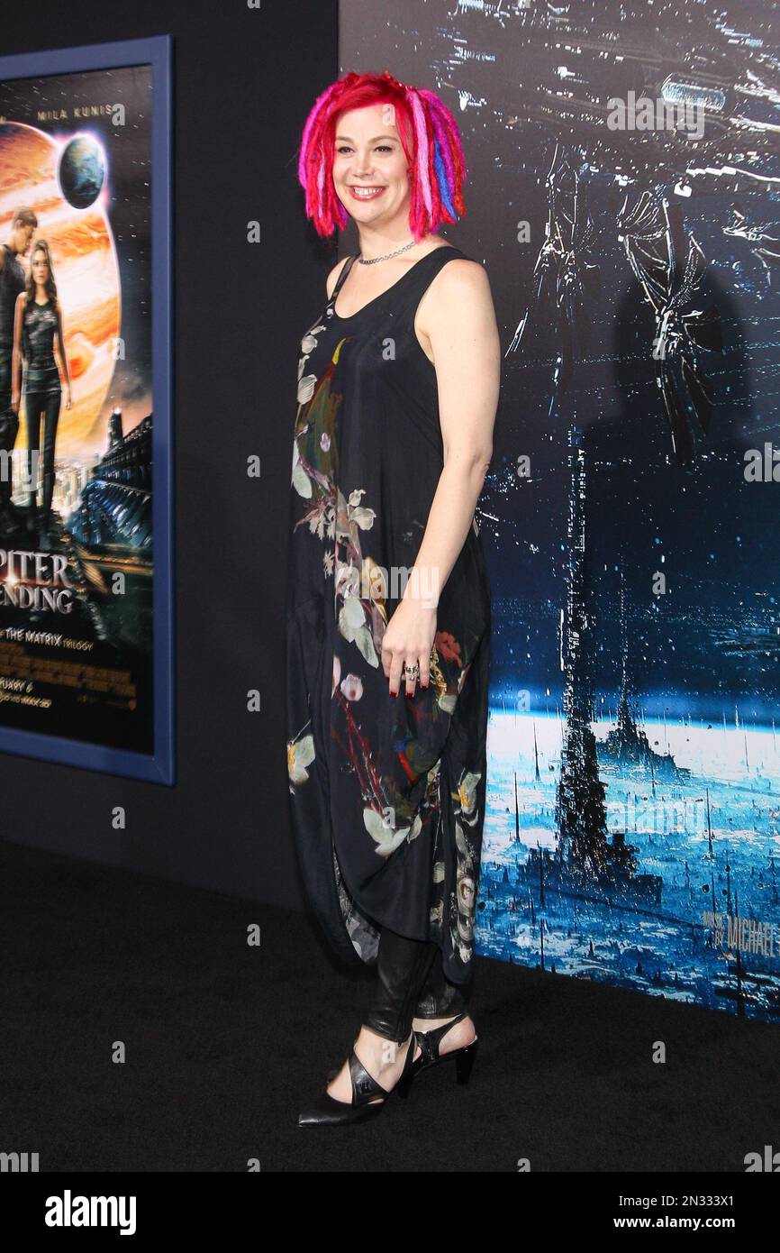 Lana Wachowski attends the premiere of Warner Bros. Pictures' 'Jupiter ...