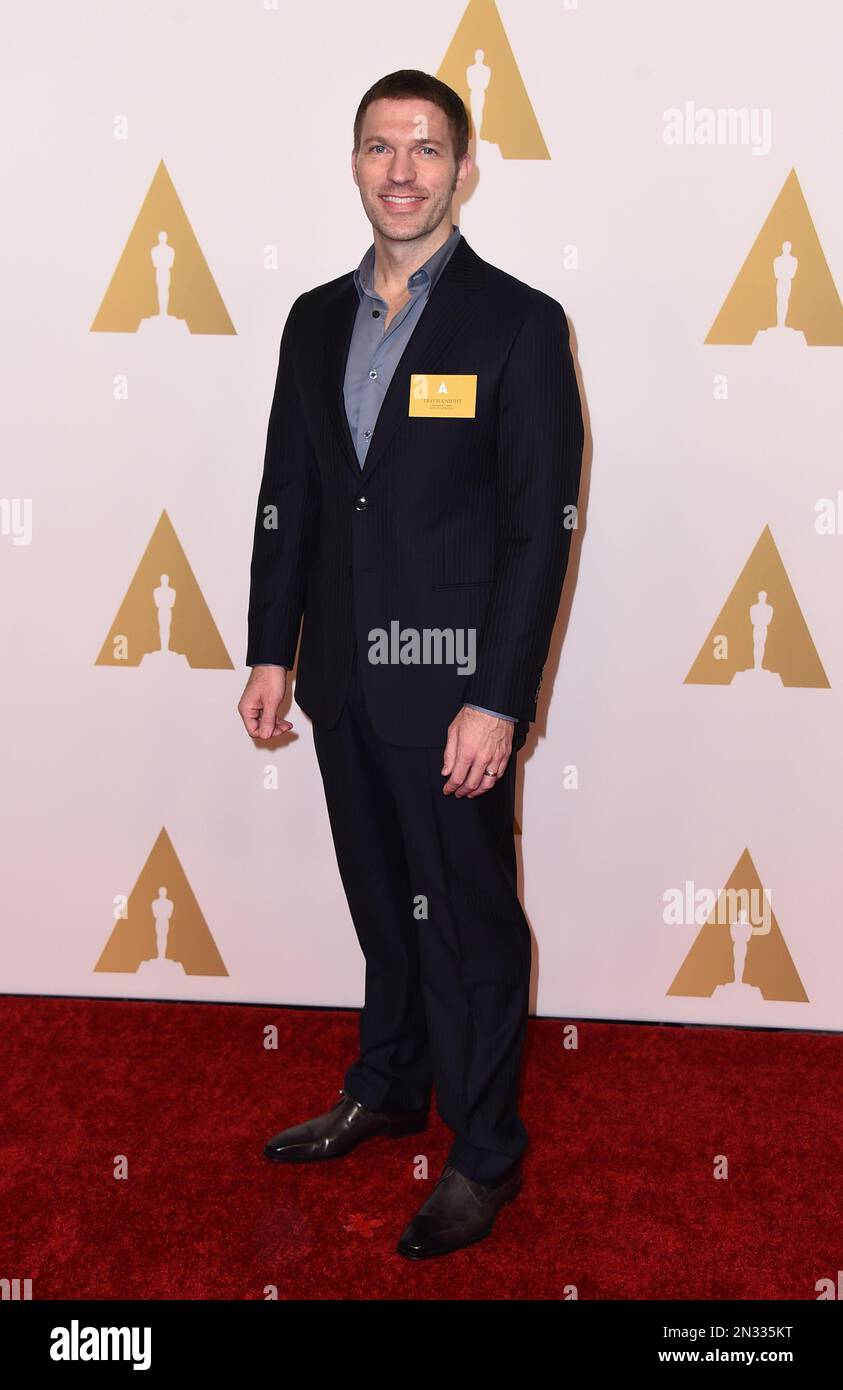 Travis Knight arrives at the 87th Academy Awards nominees luncheon at ...