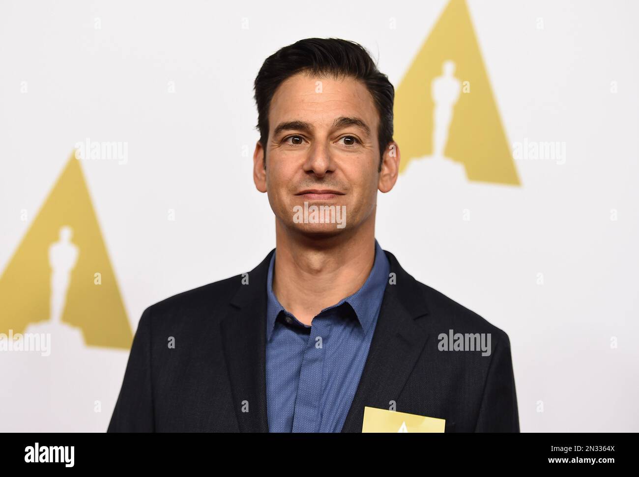 Lou Pecora arrives at the 87th Academy Awards nominees luncheon at the ...