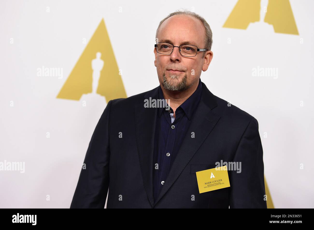 Mark Coulier arrives at the 87th Academy Awards nominees luncheon at ...